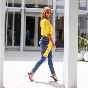 Tops | Yellow Spring Top | Poshmark